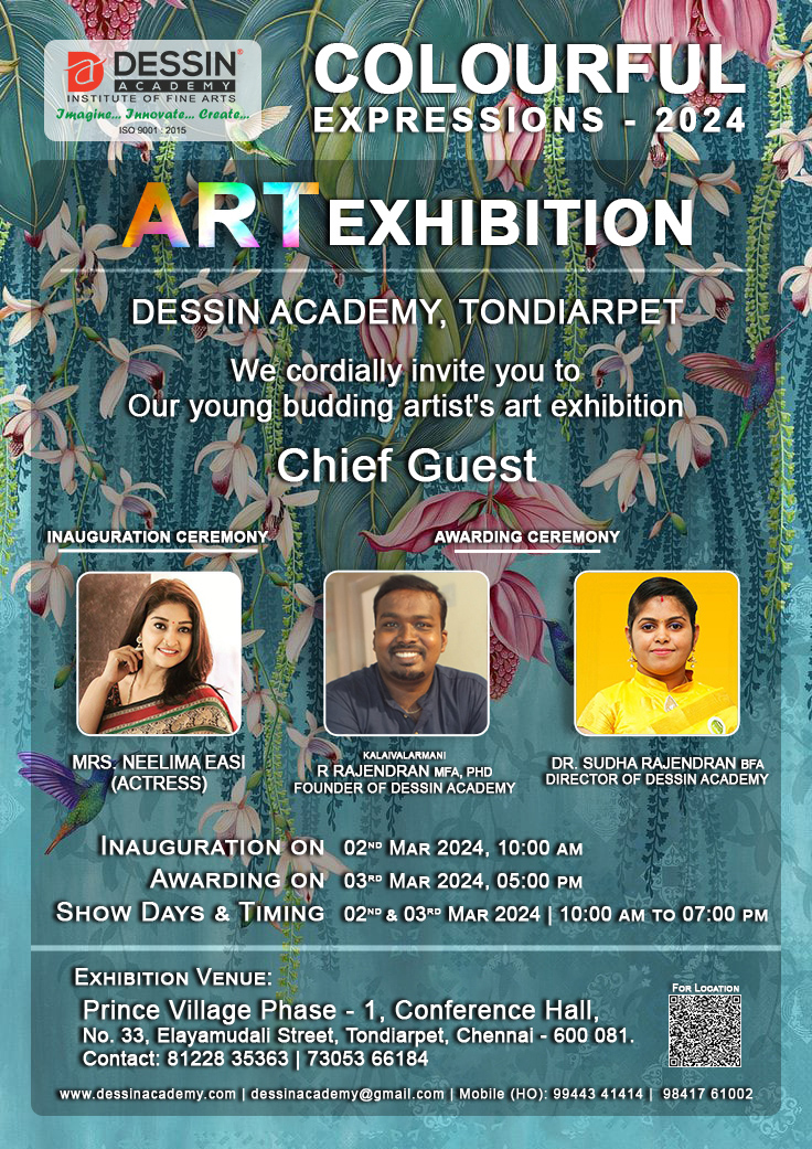 Colourful Expressions - ART Exhibition - 2024 - Tondiarpet